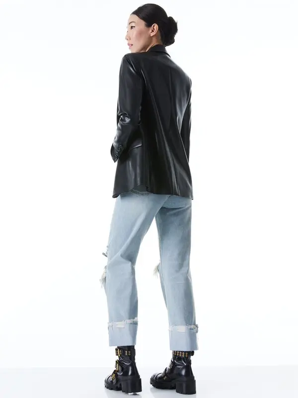 Alice + Olivia Denny Vegan Blazer