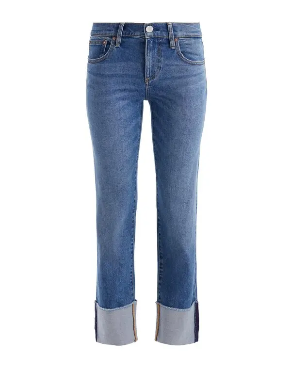 Alice + Olivia Abilene Cuffed Jean