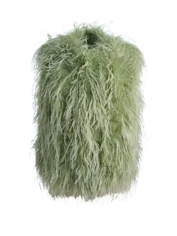 Alice + Olivia Feathered Vest