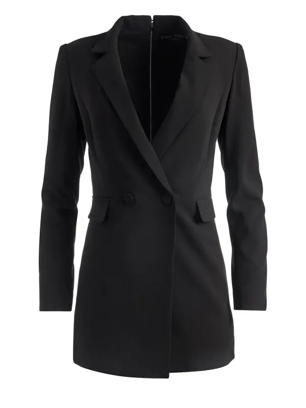 Alice + Olivia Breann Fitted Blazer - Black