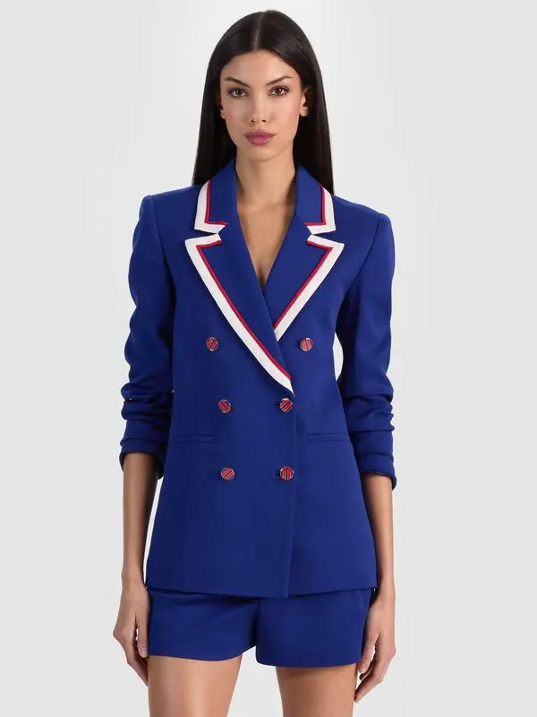 Alice + Olivia Campbell Double Breasted Blazer