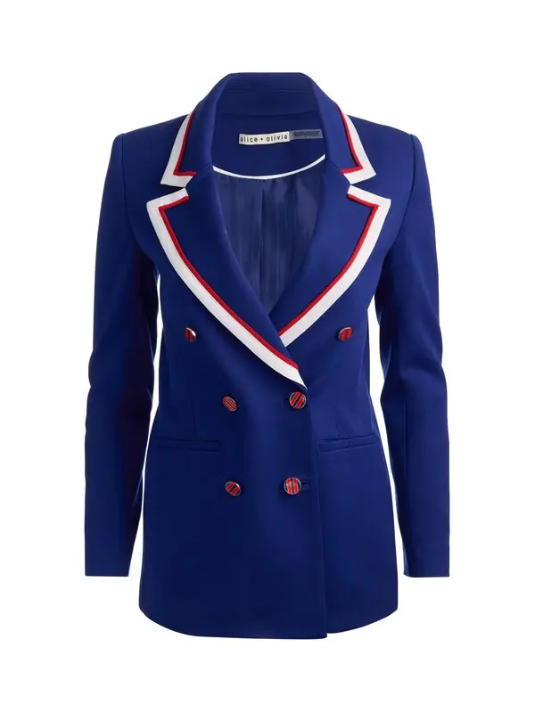 Alice + Olivia Campbell Double Breasted Blazer