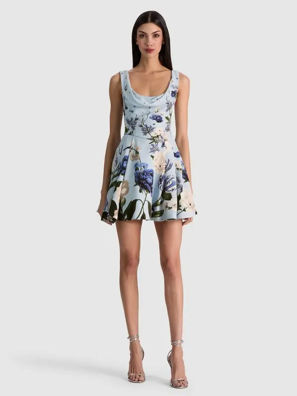 Alice + Olivia Estrella Mini Dress - Fly Away