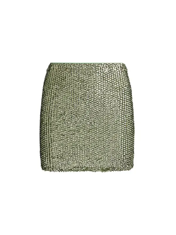 Alice + Olivia Ramos Sequin Mini Skirt