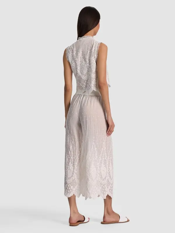 Alice + Olivia Elba Pull-on Ankle Pants
