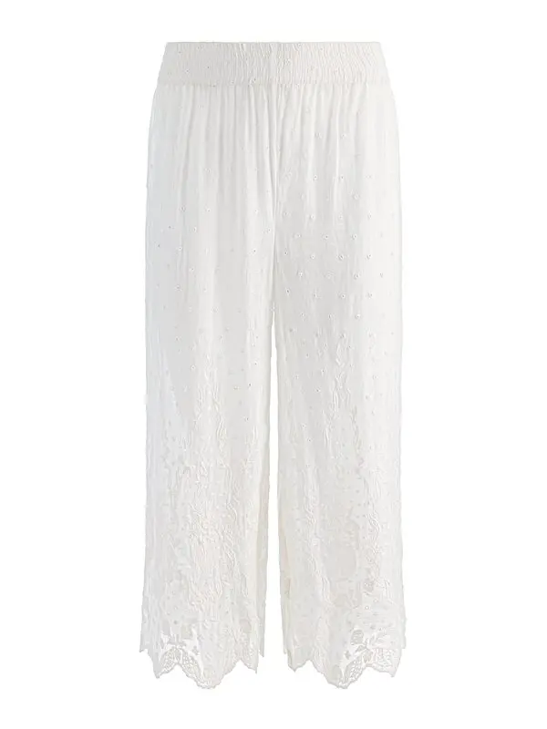 Alice + Olivia Elba Pull-on Ankle Pants