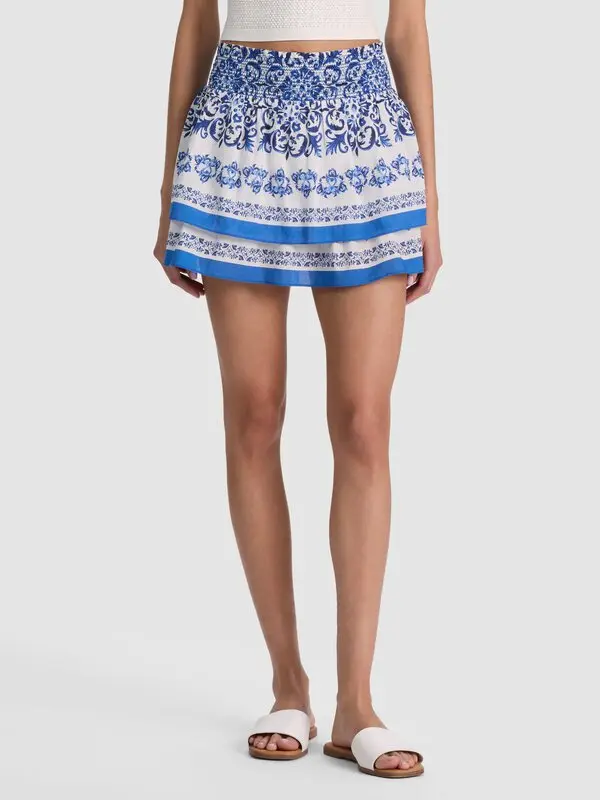 Alice + Olivia Bethie Ruffle Mini Skort