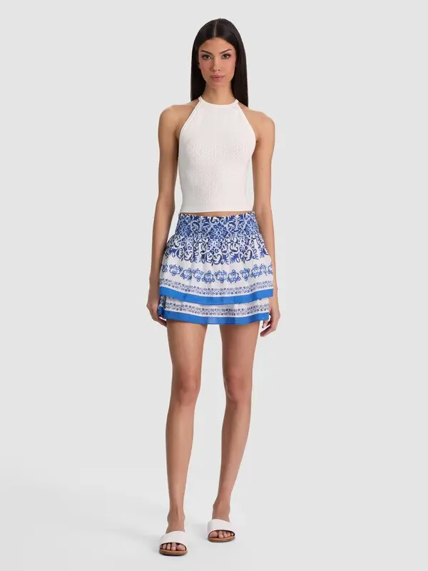 Alice + Olivia Bethie Ruffle Mini Skort