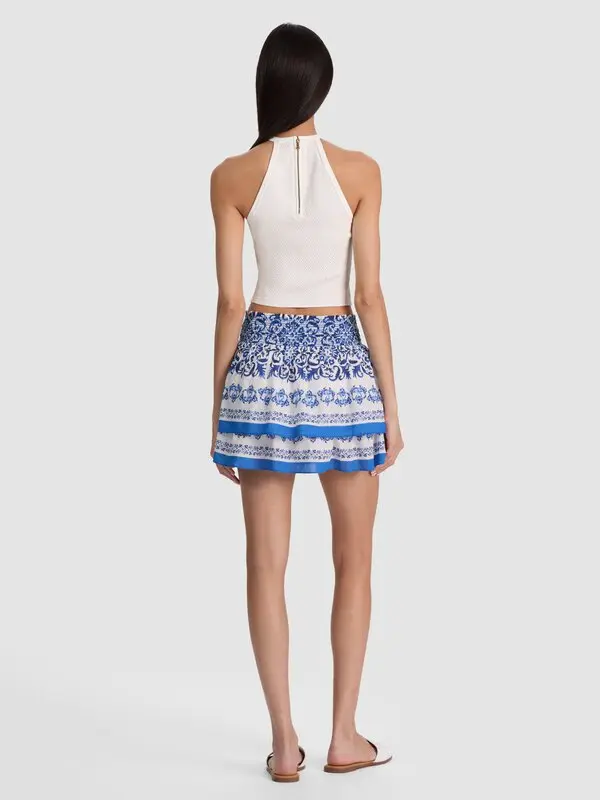 Alice + Olivia Bethie Ruffle Mini Skort
