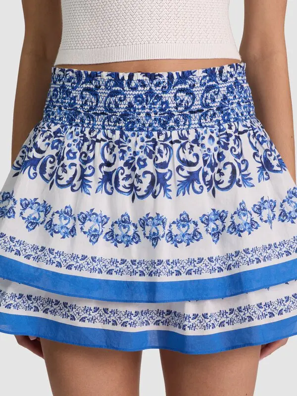 Alice + Olivia Bethie Ruffle Mini Skort