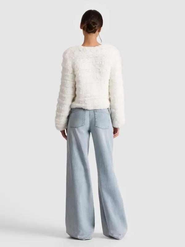 Alice + Olivia Fawn Faux Fur Jacket