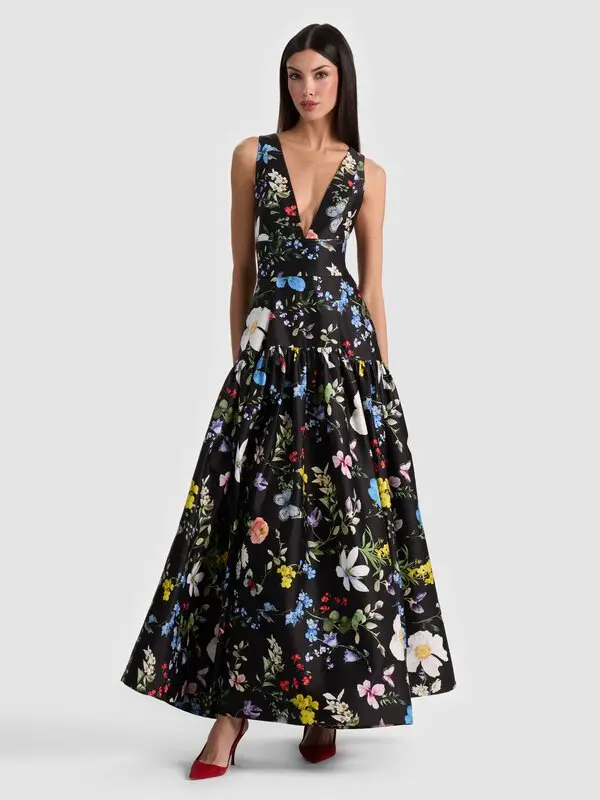 Alice + Olivia Lila Structured Ballgown