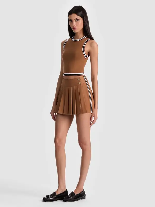 Alice + Olivia Noah Skort With Side Stripe Detail