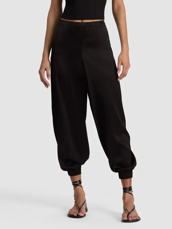 Alice + Olivia Declan Pull-on Genie Pants - Black