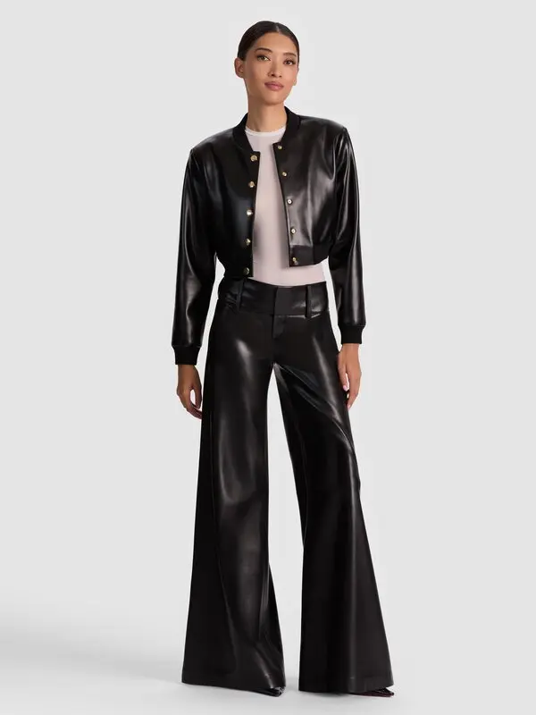 Alice + Olivia Barton Vegan Bomber Jacket