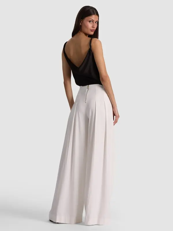 Alice + Olivia Monique Twist Strap Tank - Black