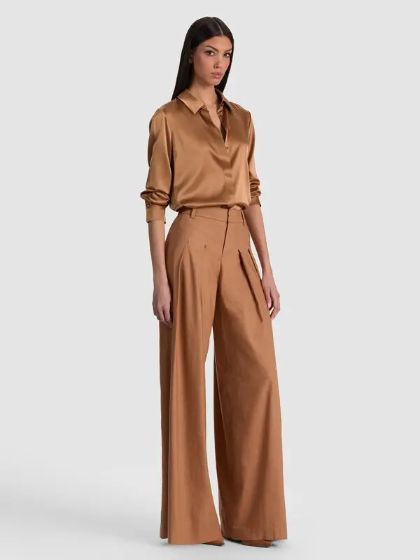 Alice + Olivia Brady Silk Blouse