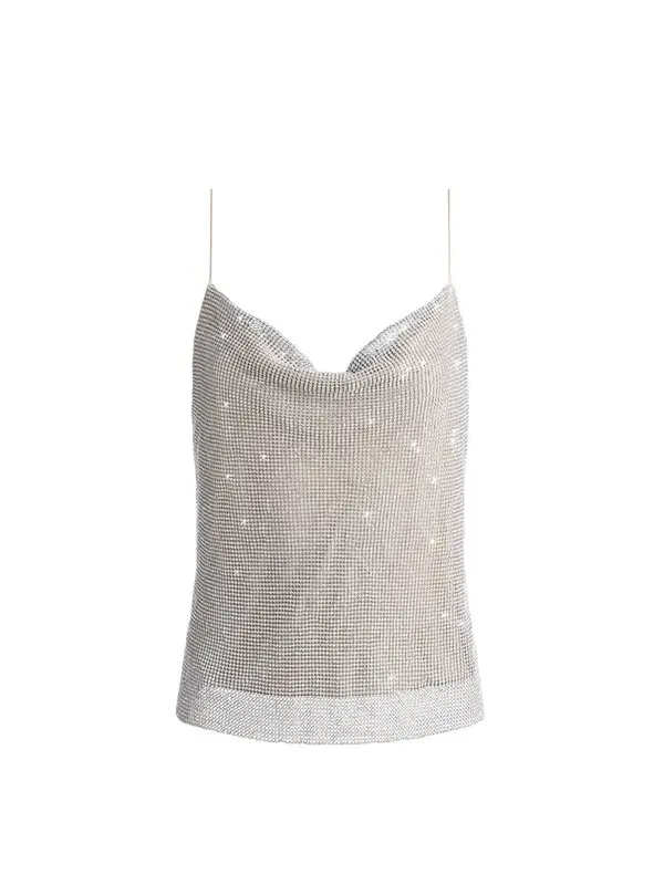Alice + Olivia Chainmail Slip Tank