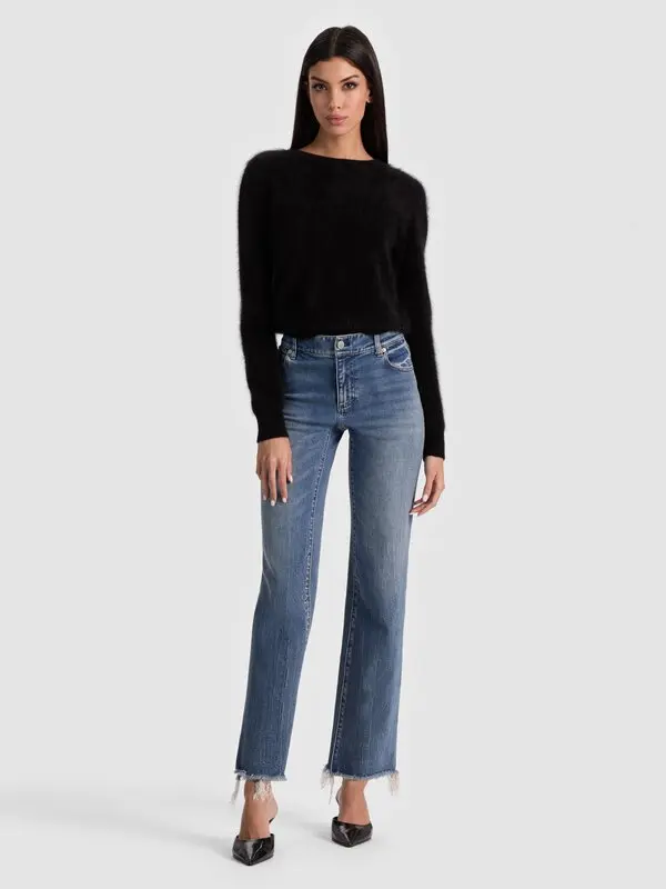 Alice + Olivia Carolee Cashmere Pullover