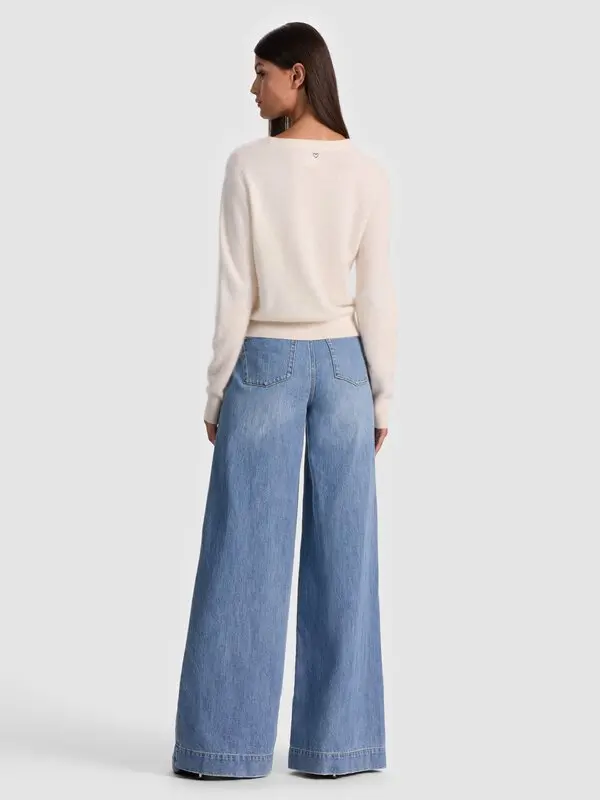 Alice + Olivia Carolee Cashmere Pullover