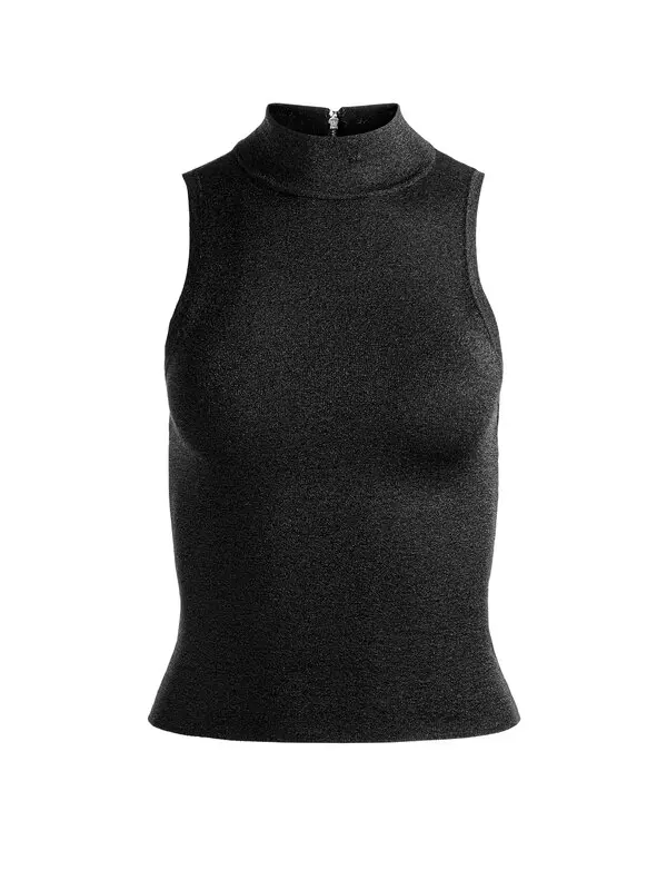 Alice + Olivia Darcey Metallic Tank