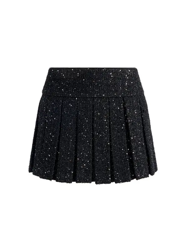 Alice + Olivia Emilie Tweed Mini Skort