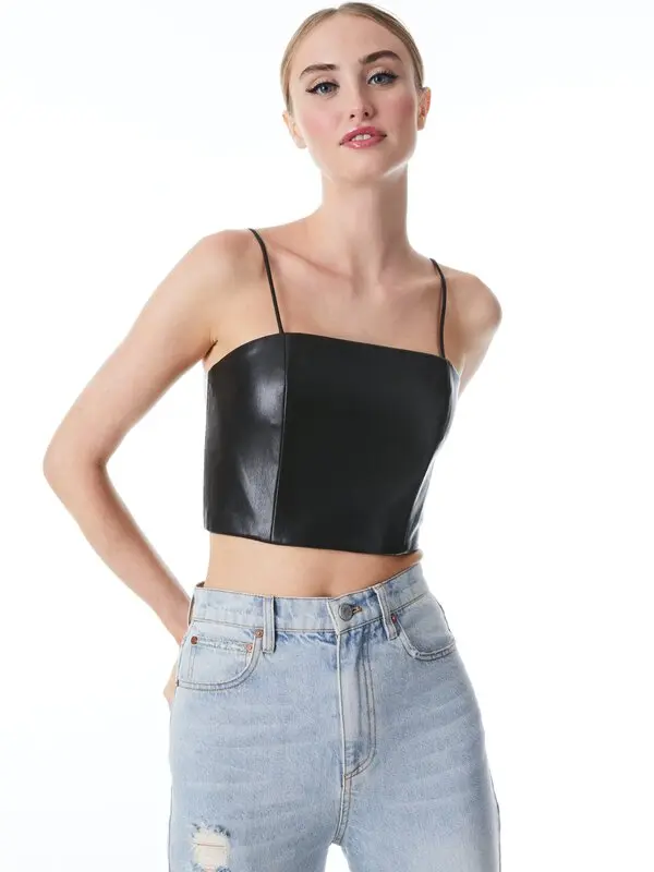 Alice + Olivia Pearle Vegan Bustier
