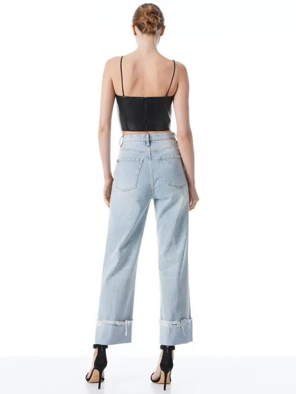 Alice + Olivia Pearle Vegan Bustier