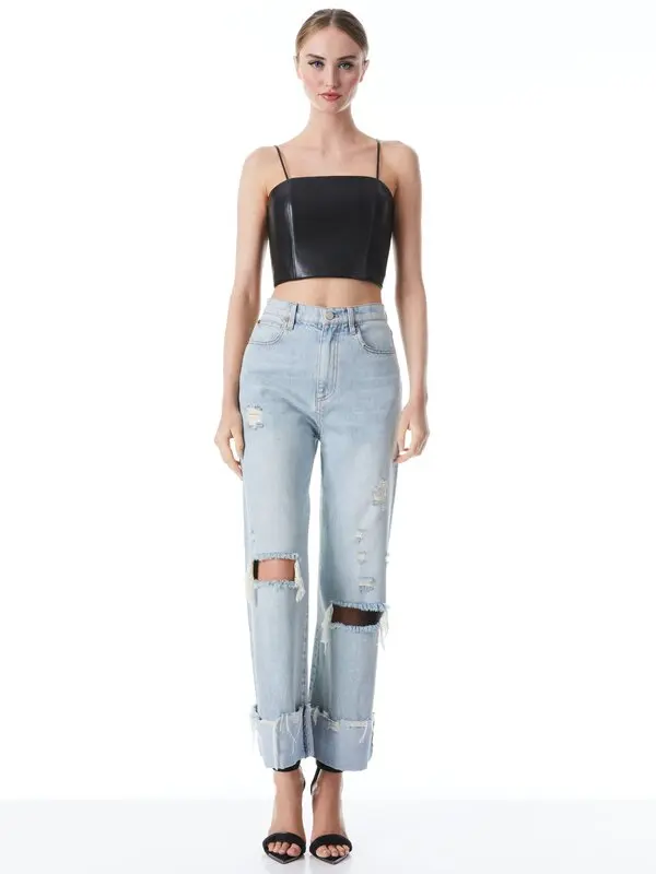 Alice + Olivia Pearle Vegan Bustier