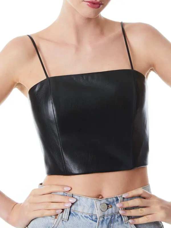 Alice + Olivia Pearle Vegan Bustier