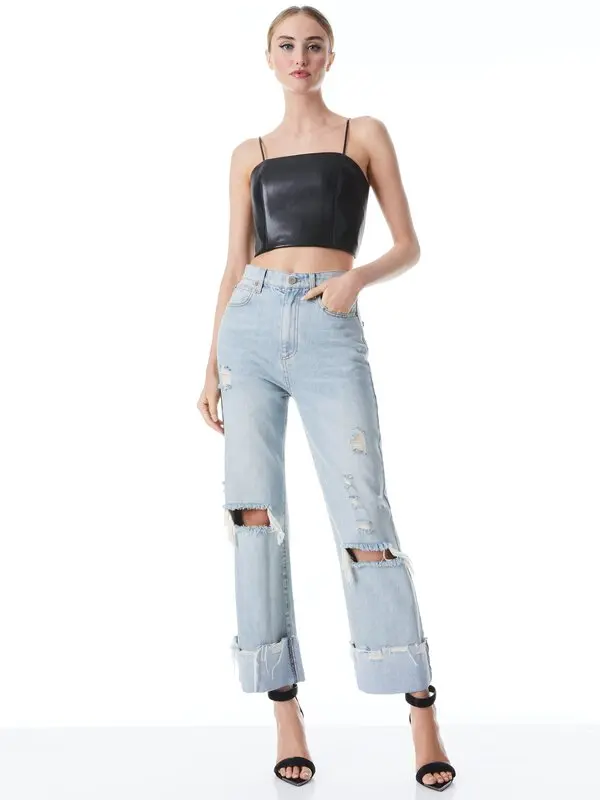 Alice + Olivia Pearle Vegan Bustier