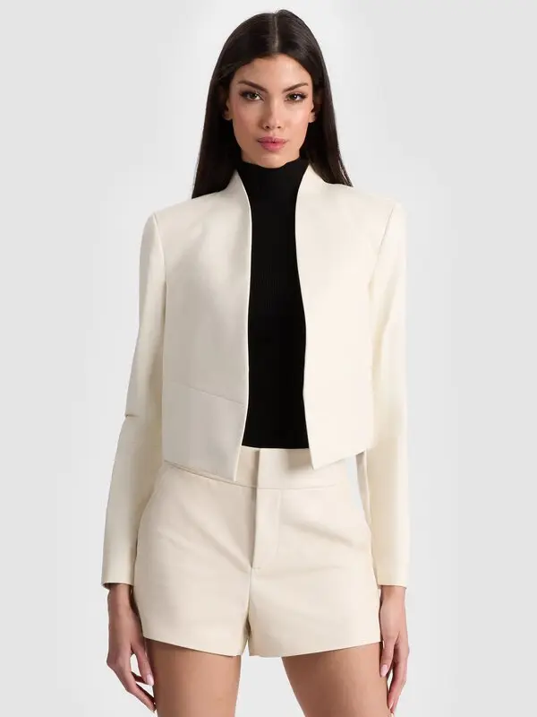 Alice + Olivia Harvey Leather Jacket