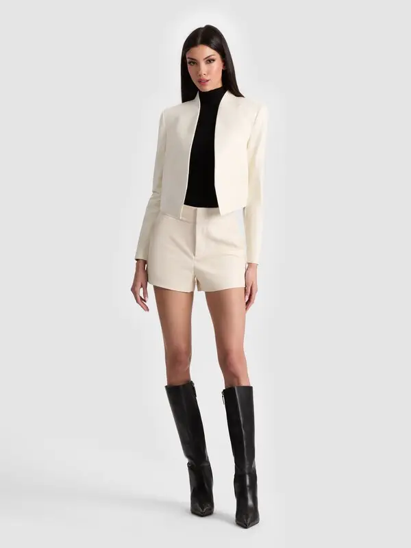 Alice + Olivia Harvey Leather Jacket