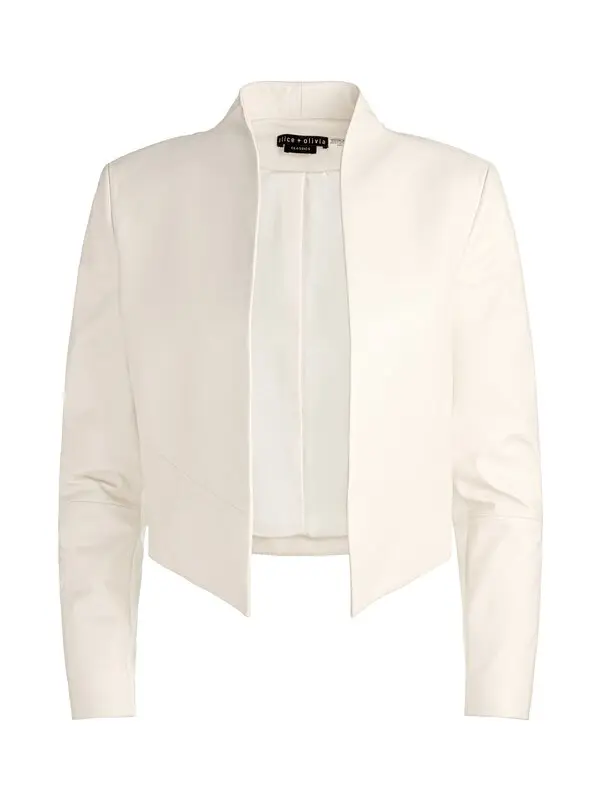Alice + Olivia Harvey Leather Jacket