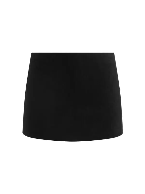 Alice + Olivia Mace Suede Mini Skort