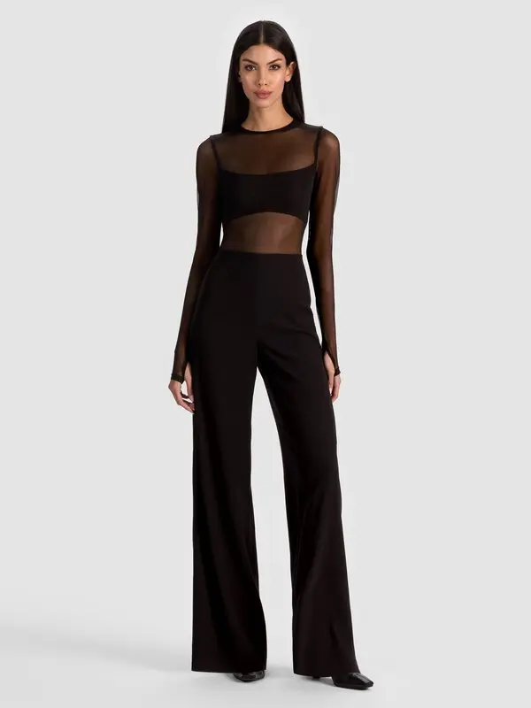 Alice + Olivia Nichol Jumpsuit - Black