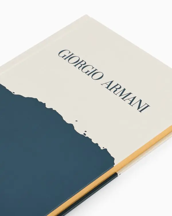 Giorgio Armani Hardback Notebook With Gold-tone Edges