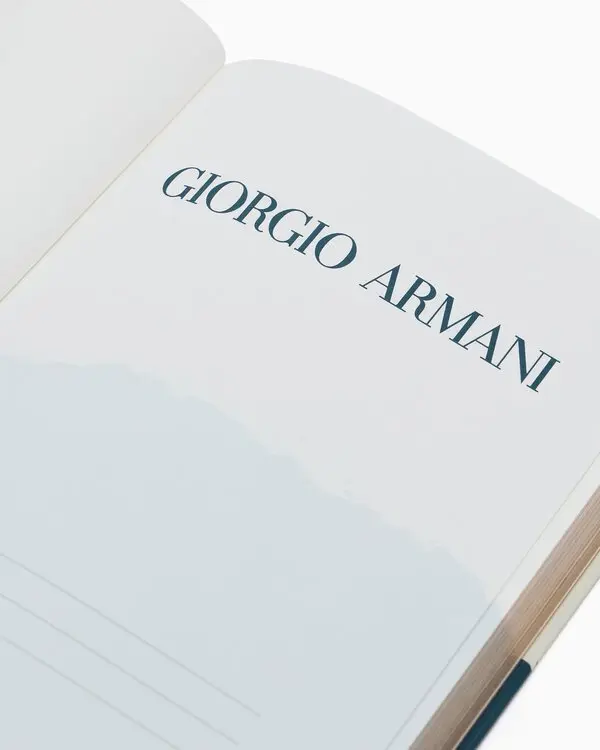 Giorgio Armani Hardback Notebook With Gold-tone Edges