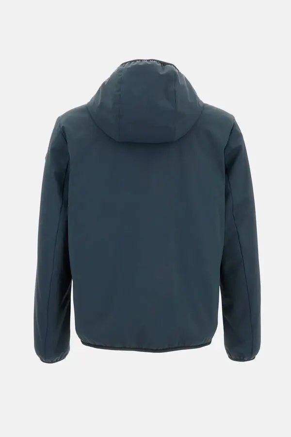 Moncler Hooded Waterproof Zip-up Jacket - Blue