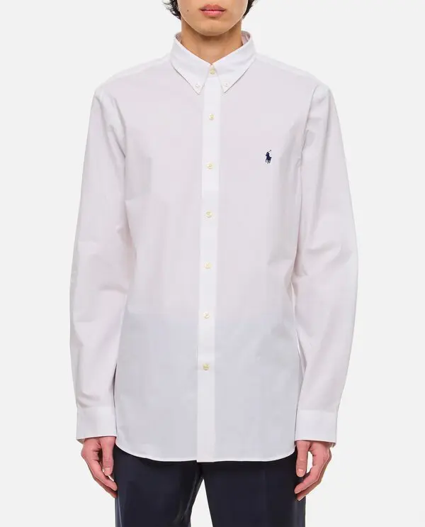 Polo Ralph Lauren Camicia Sport In Cotone - White