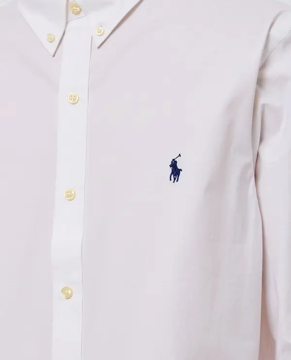 Polo Ralph Lauren Camicia Sport In Cotone - White