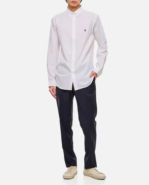 Polo Ralph Lauren Camicia Sport In Cotone - White