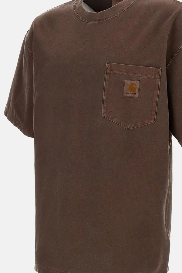 Carhartt Work In Progress Maglietta Loose Pocket - Marrone