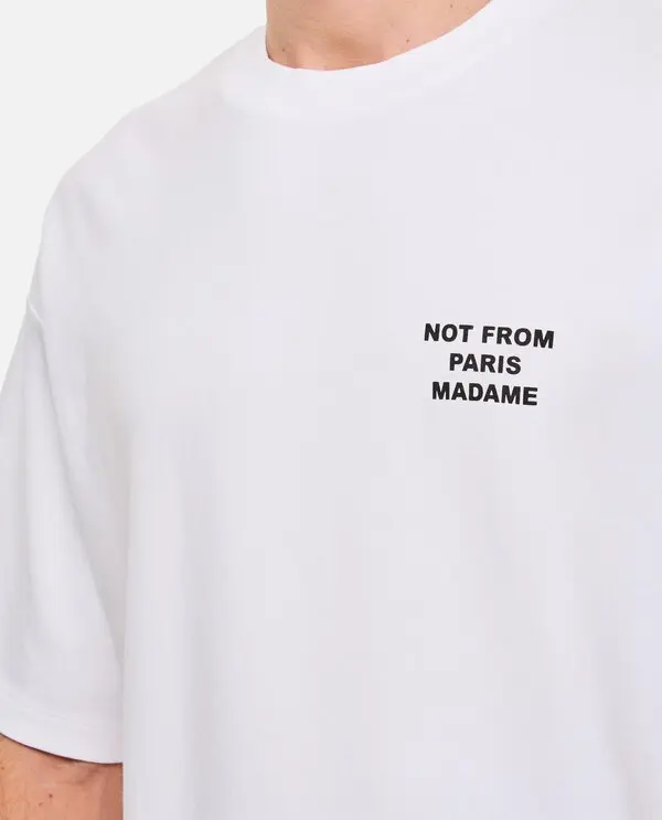 Drole De Monsieur T-shirt Slogan - White