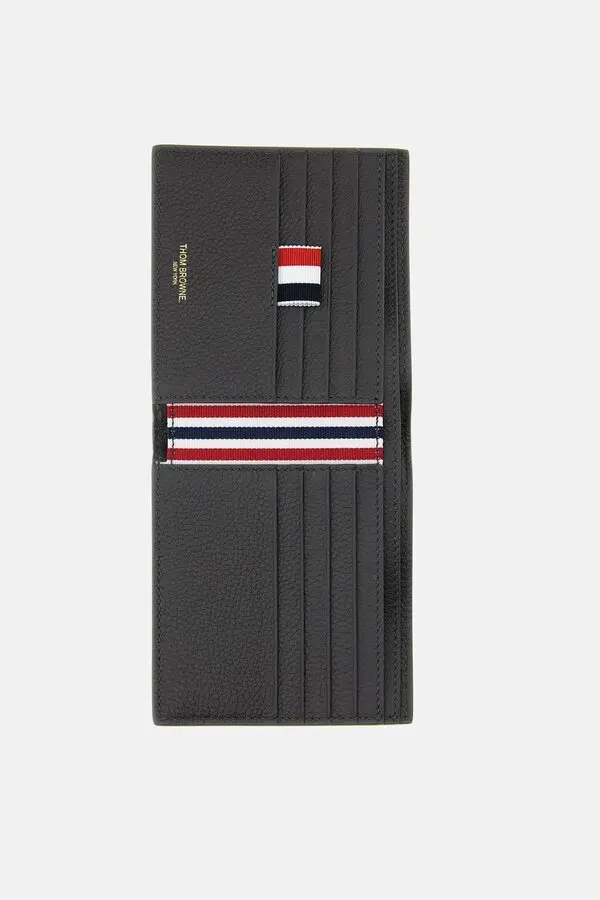 Thom Browne Portafoglio Pebble Grain Leather