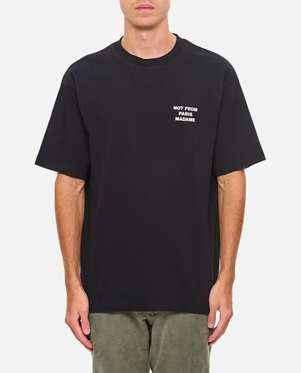 Drole De Monsieur Slogan T-shirt - Black