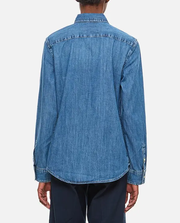 Polo Ralph Lauren Embroidered Denim Shirt - Blue