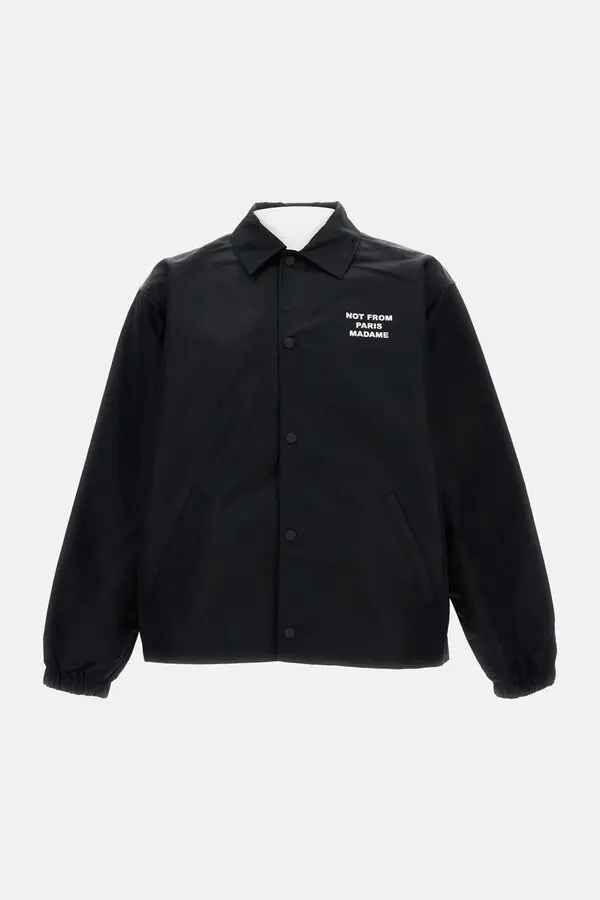 Drole De Monsieur Slogan Jacket - Nero
