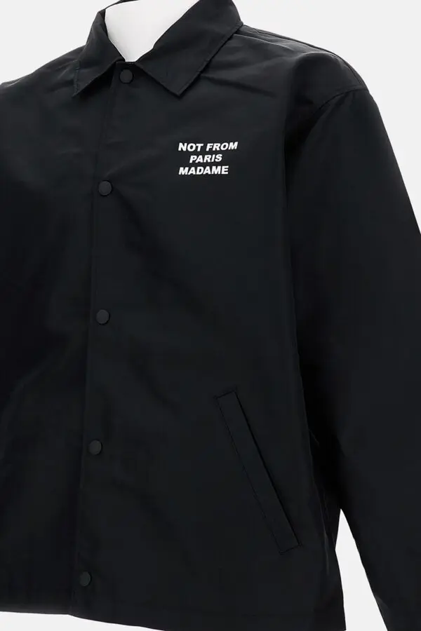 Drole De Monsieur Slogan Jacket - Nero