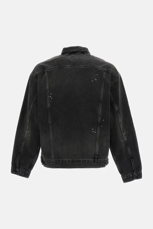 Carhartt Work In Progress Helston 'smith' Denim Jacket - Nero